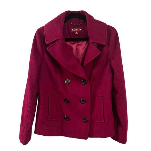 Merona | Jackets & Coats | Merona Wool Blend Double Breast Jacket Size ...